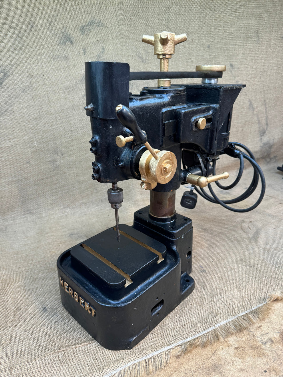 Alfred Herbert Bench Pillar Drill – Magpie Vintage Tools
