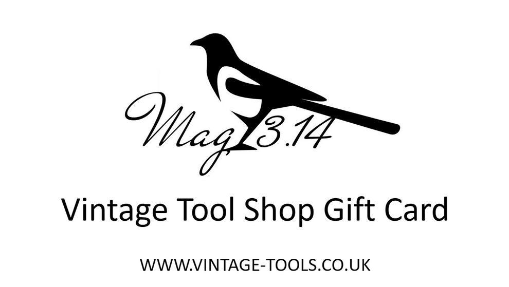 Vintage Tool Shop Gift Cards – Magpie Vintage Tools